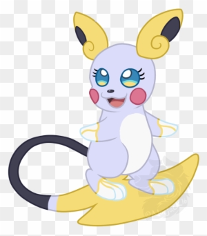 [oc] Estelle The Alolan Raichu By Lycanark - Raichu - Free Transparent ...